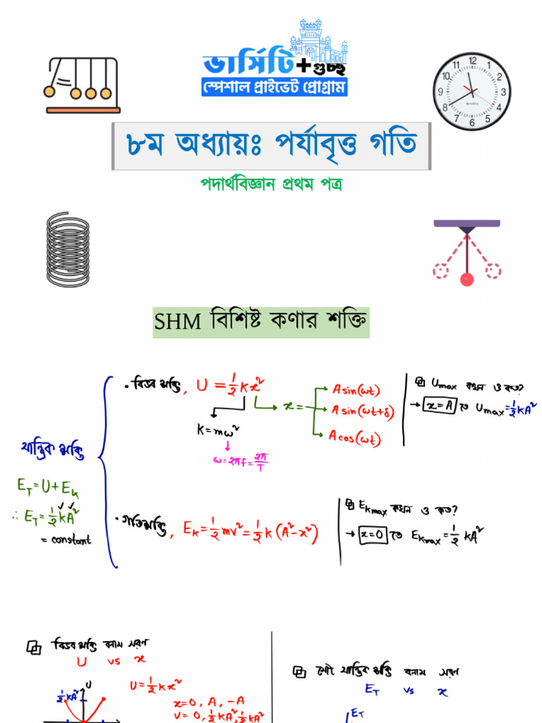 P1C8 Periodic Motion Class 2 (ACS Varsity) | PDF