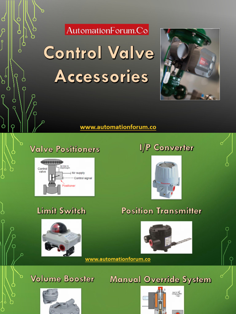 Control-Valve-Accesories | PDF | Valve | Computer Engineering