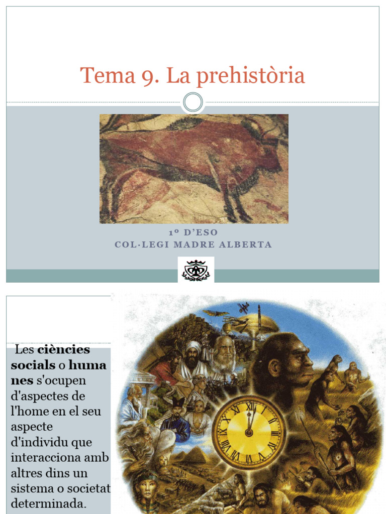 Tema 8. La Prehistòria - Students | PDF