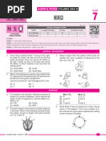 NSO Class 6 Sample Paper 2024-25 - 1738992535298 | PDF