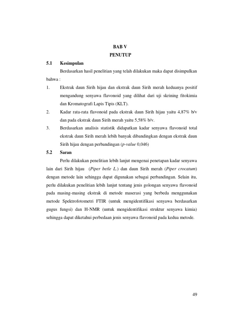 Bab 5 + Dapus | PDF | Sains & Matematika
