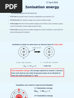 Ionisation Energy - OCR A Level Chemistry A Revision Notes 2015 | PDF ...