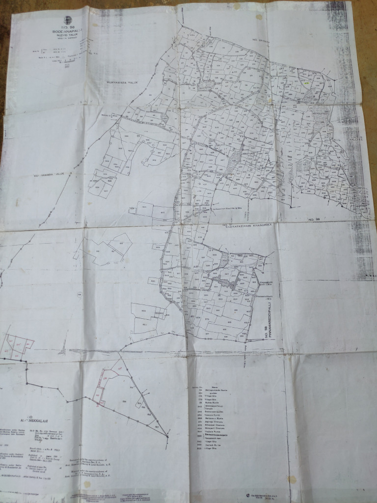 Bodanapalli Village Map | PDF