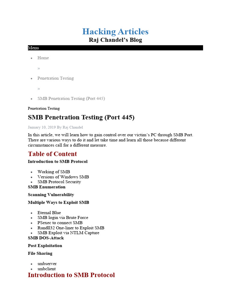 Hacking Articles | PDF | Network Architecture | Computer Engineering