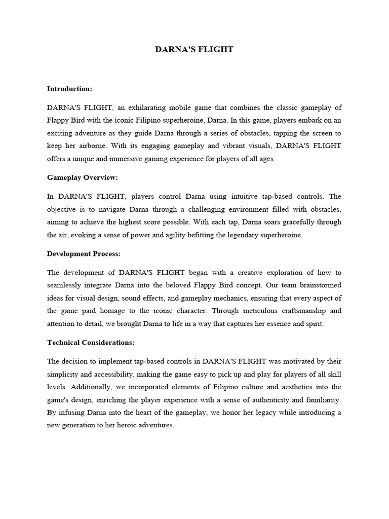 DarnasFlight MTR | PDF