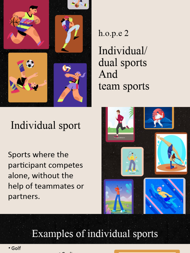 Individual and Dual Sports Overview | PDF