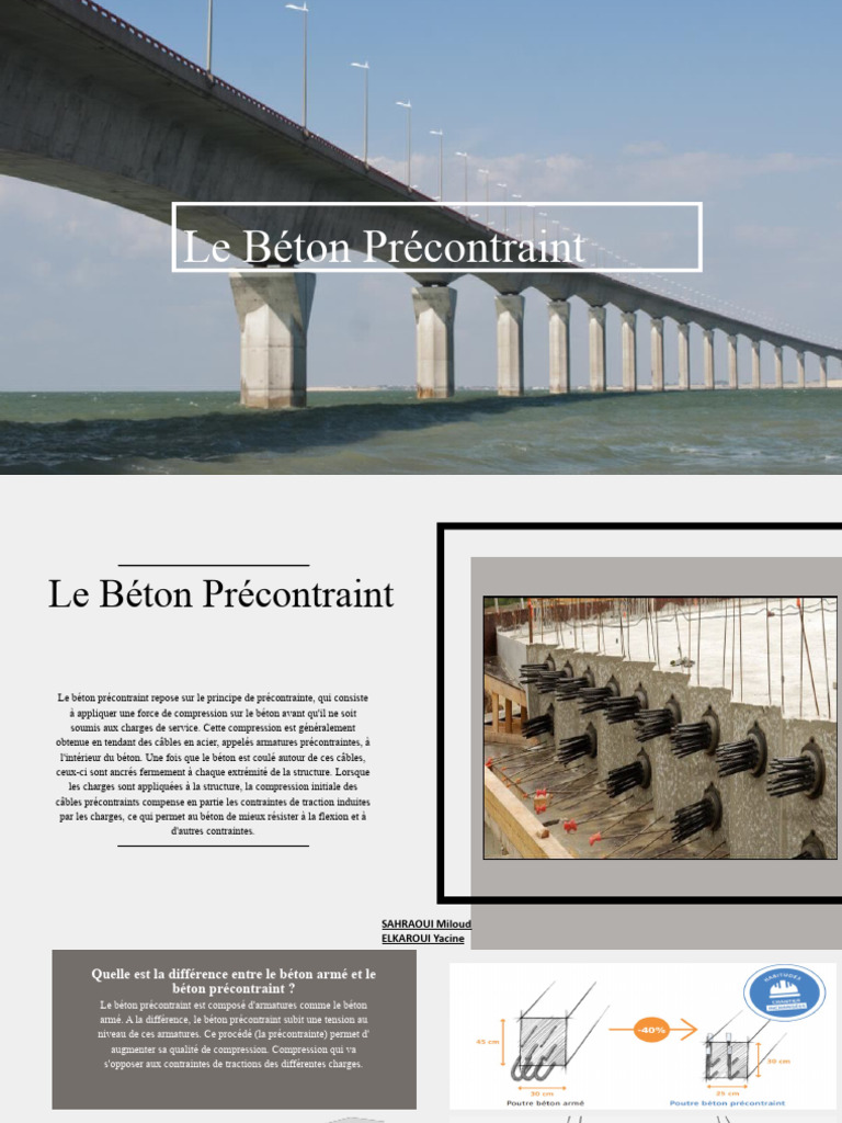 Béton-Précontraint-Structure | PDF | Béton | Résistance des matériaux