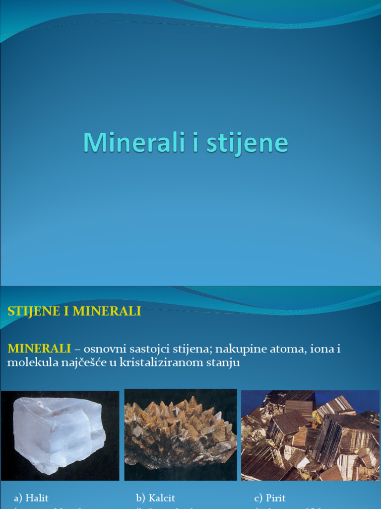 Minerali I Stijene | PDF