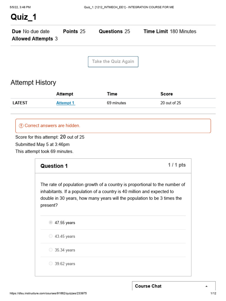 Mechint Quiz 1 Set B | PDF | Area | Triangle