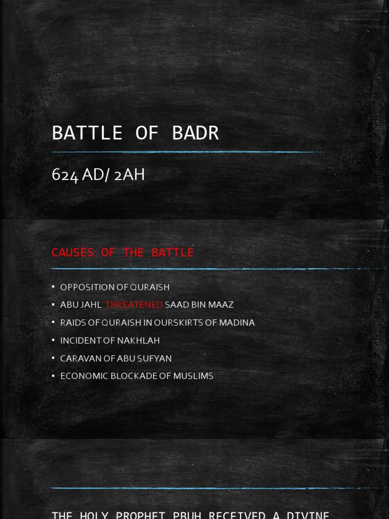 Grade 9 Battle of Badr | PDF