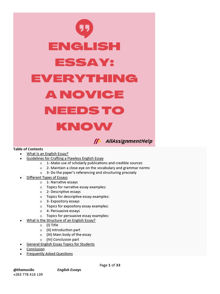 english essays guide line 2024 | PDF | Essays | Waste