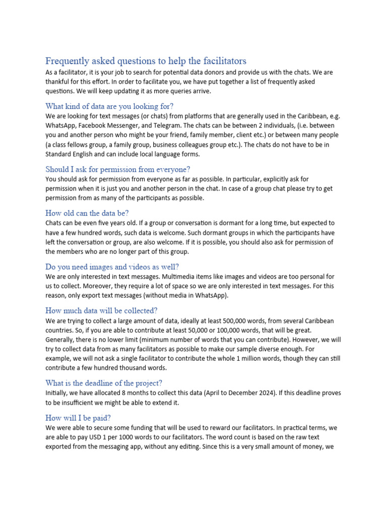 A Guide for Facilitators | PDF | Computer Mediated Communication | Internet