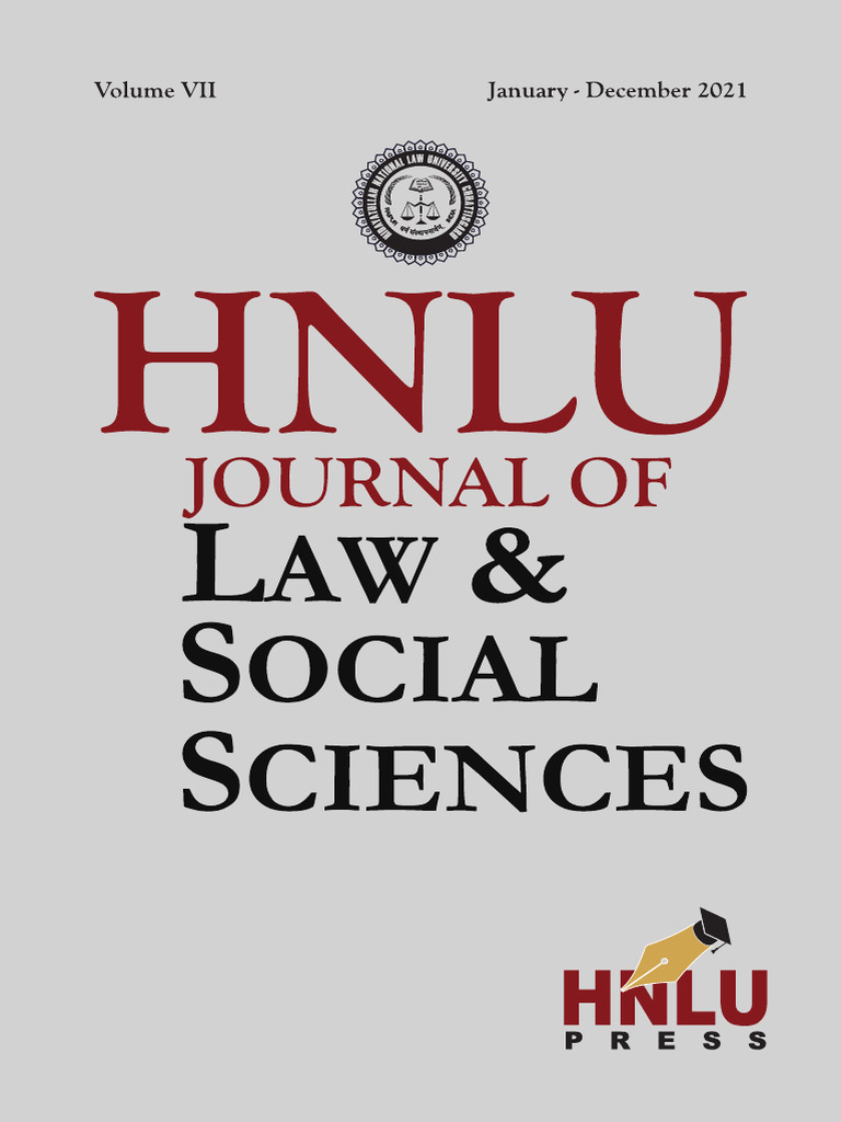 Hnlu JLSS Vii - 2021 2 | PDF | Judiciaries | Precedent