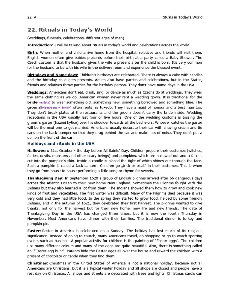 Modern Rituals and Celebrations Worldwide | PDF | Christmas | Wedding