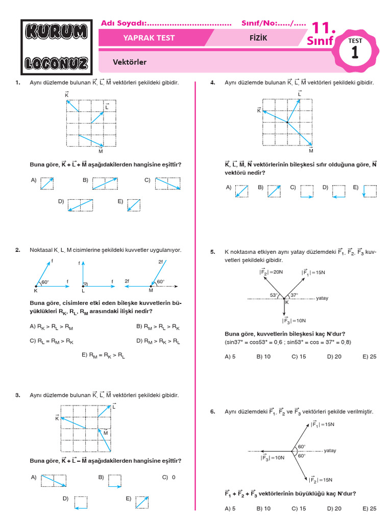 FIZIK 11.sınıf | PDF
