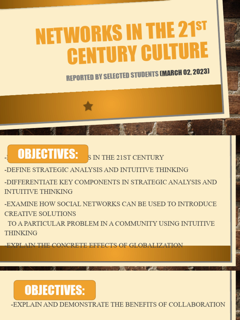 Networks in The 21ST Century Culture | PDF | Thought | Intuition