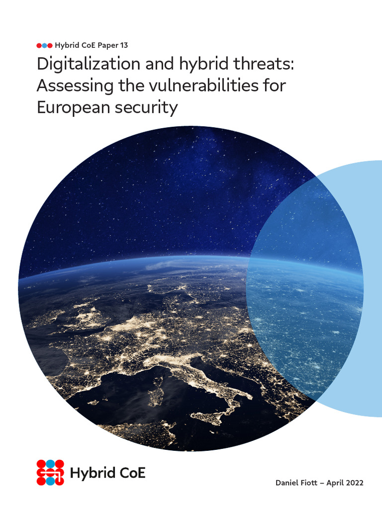 Hybrid CoE Paper 13 Digitalization and Hybrid Threats WEB | PDF ...