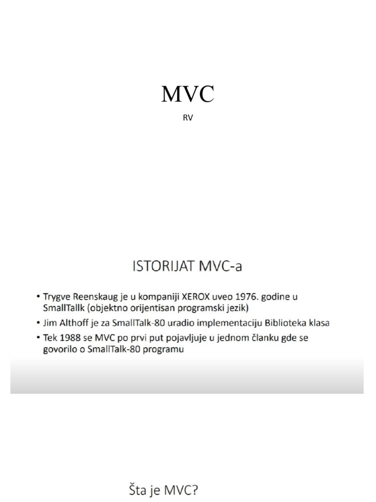 MVC | PDF | Business