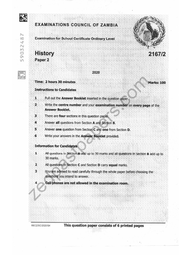 g12 History p2 2020 Internal-1 | PDF