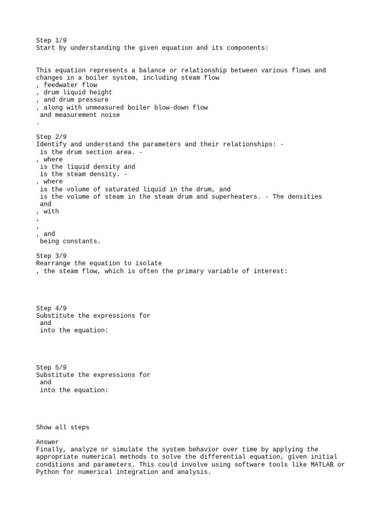 BTL Equation Derivation | PDF