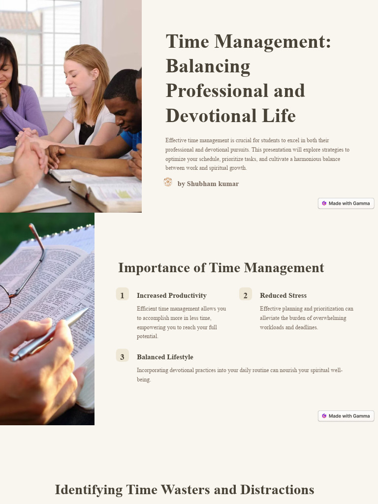 Word File | PDF | Time Management | Professional Skills