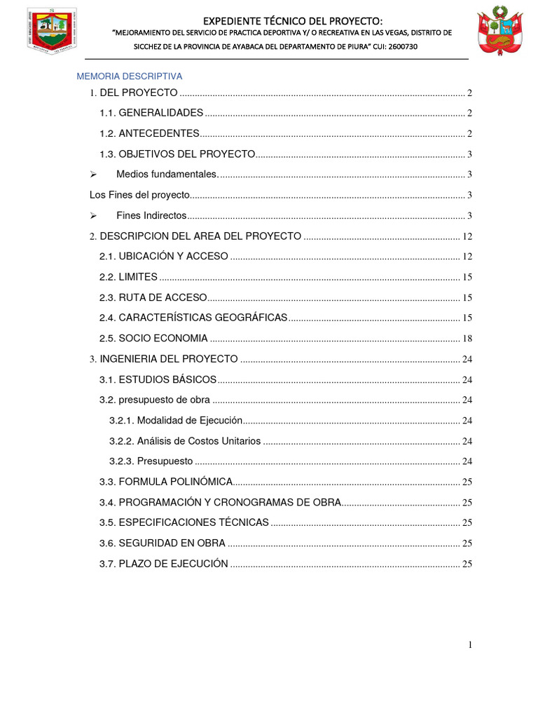 MD - Polideportivo Las Vegas | PDF | Fundación (Ingeniería) | Hormigón