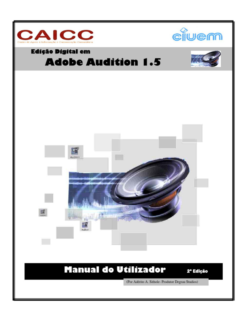 Manual Adobe Audition 2008 | PDF | Som | Janela (informática)