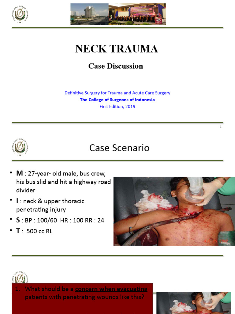 Neck Trauma Management in Surgery | PDF | Major Trauma | Clinical Medicine