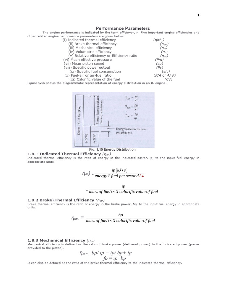 Performance Parameters | Download Free PDF | Engineering | Machines