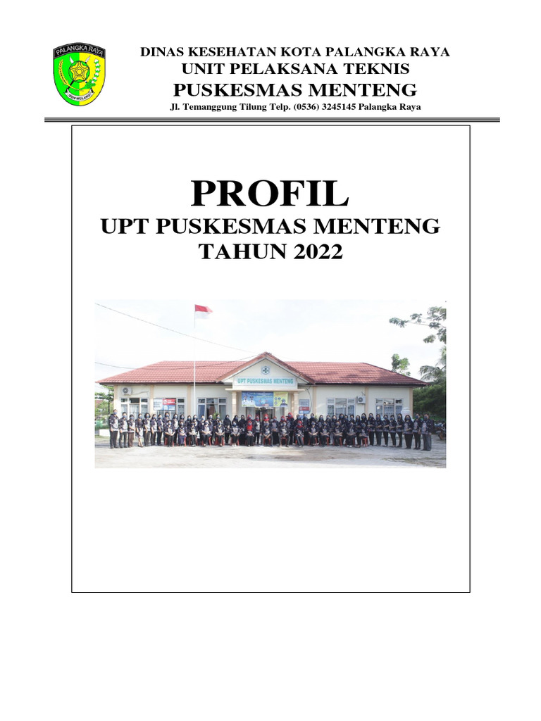 Profil Uptd Puskesmas Menteng 2022 - 240329 - 162849 | PDF | Pengembangan Diri | Kesehatan Holistik