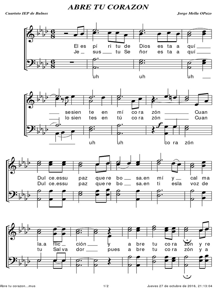 Abre Tu Corazón | PDF