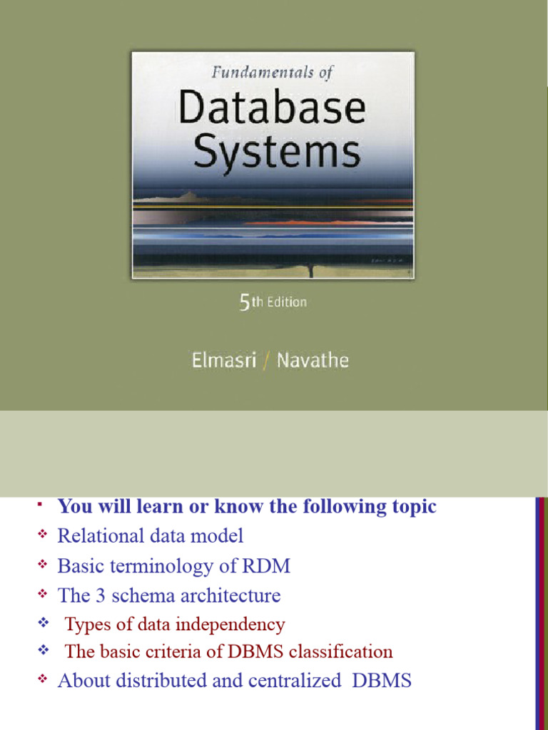 Chapter 2 Relational Data Model | Download Free PDF | Databases | Relational Model