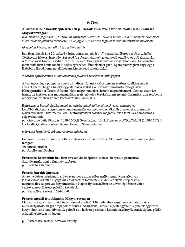 9 Tetel | PDF