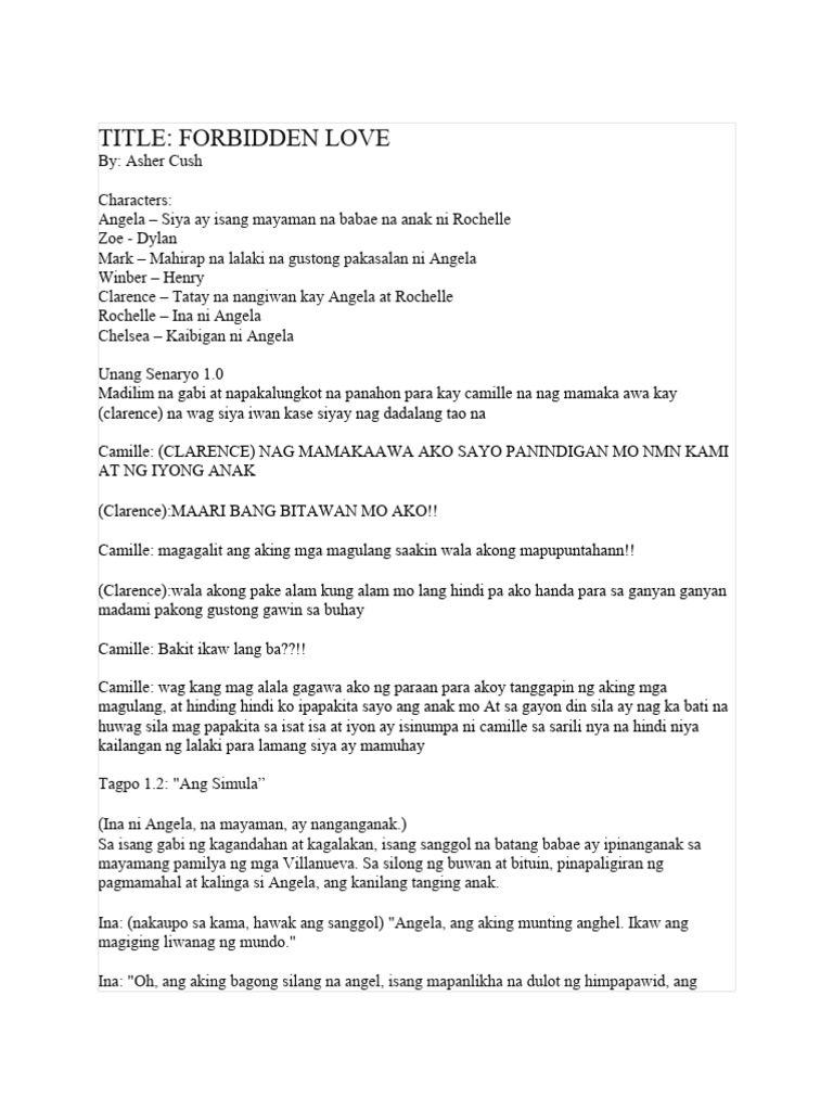 Forbidden Love | PDF