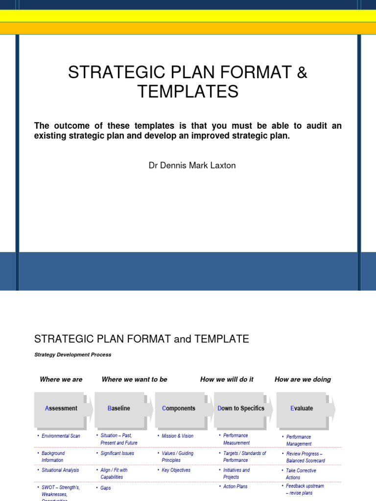 Strategic Management Formulation Guide W | PDF | Strategic Planning ...