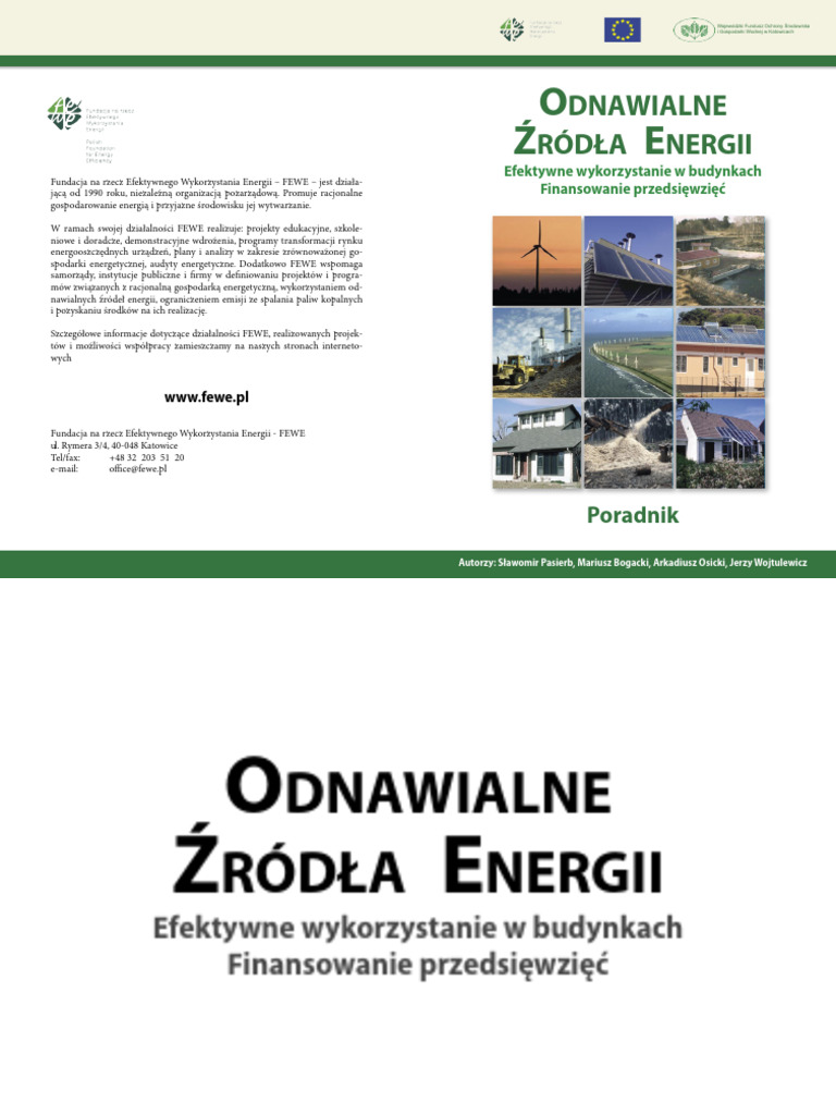 Poradnik Odnawialne Źródła Energii | PDF