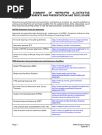 HKFRS for Private Entities: Illustrative Statements | PDF