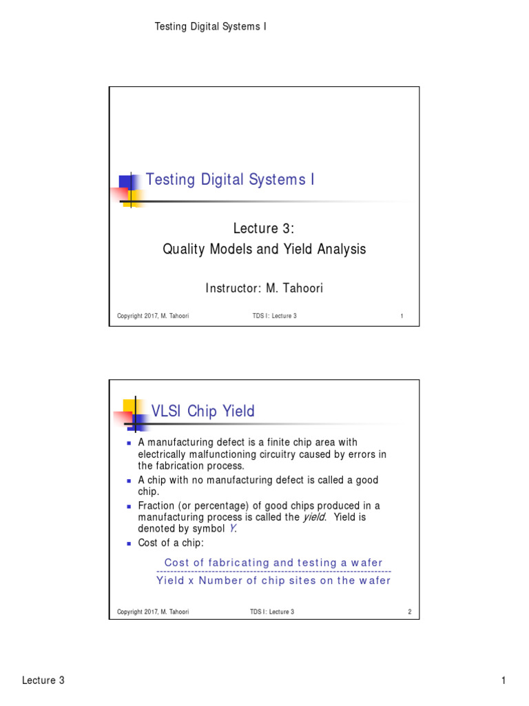 Lecture 3 | PDF | Semiconductor Device Fabrication | Integrated Circuit