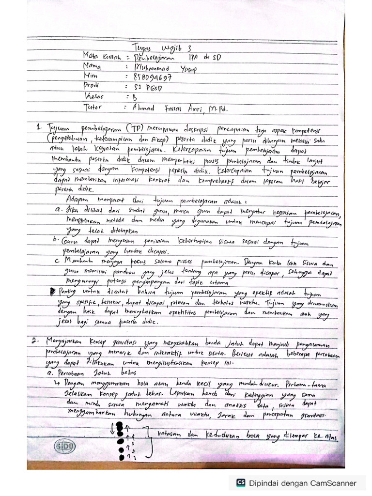 Tugas Wajib 3 Muhammad Yusup 858094697 Ipa | PDF