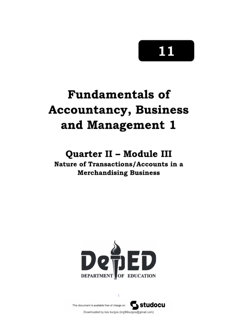 Fabm1 Module 3 Q2 | PDF