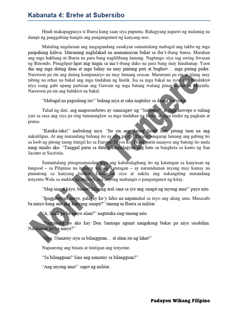 Kabanata_4_Erehe_at_Subersibo | PDF