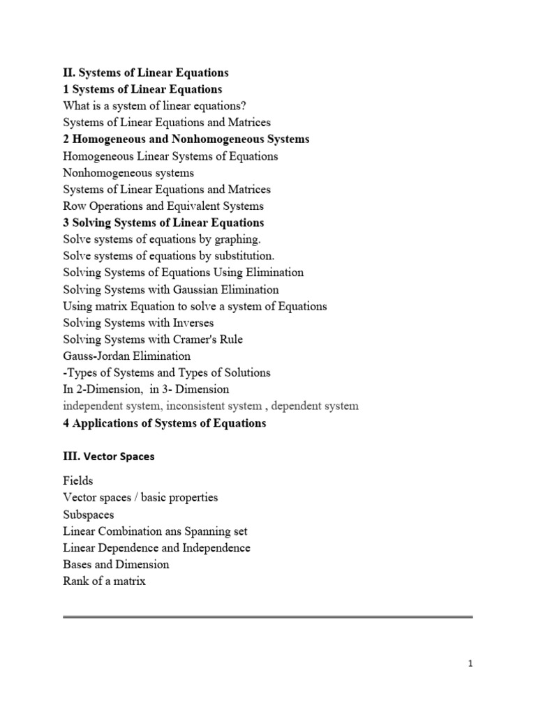 20 11 2023 Linear Algebra Exercises | PDF | System Of Linear Equations ... 20 11 2023 Linear Algebra Exercises | PDF | System Of Linear Equations ...