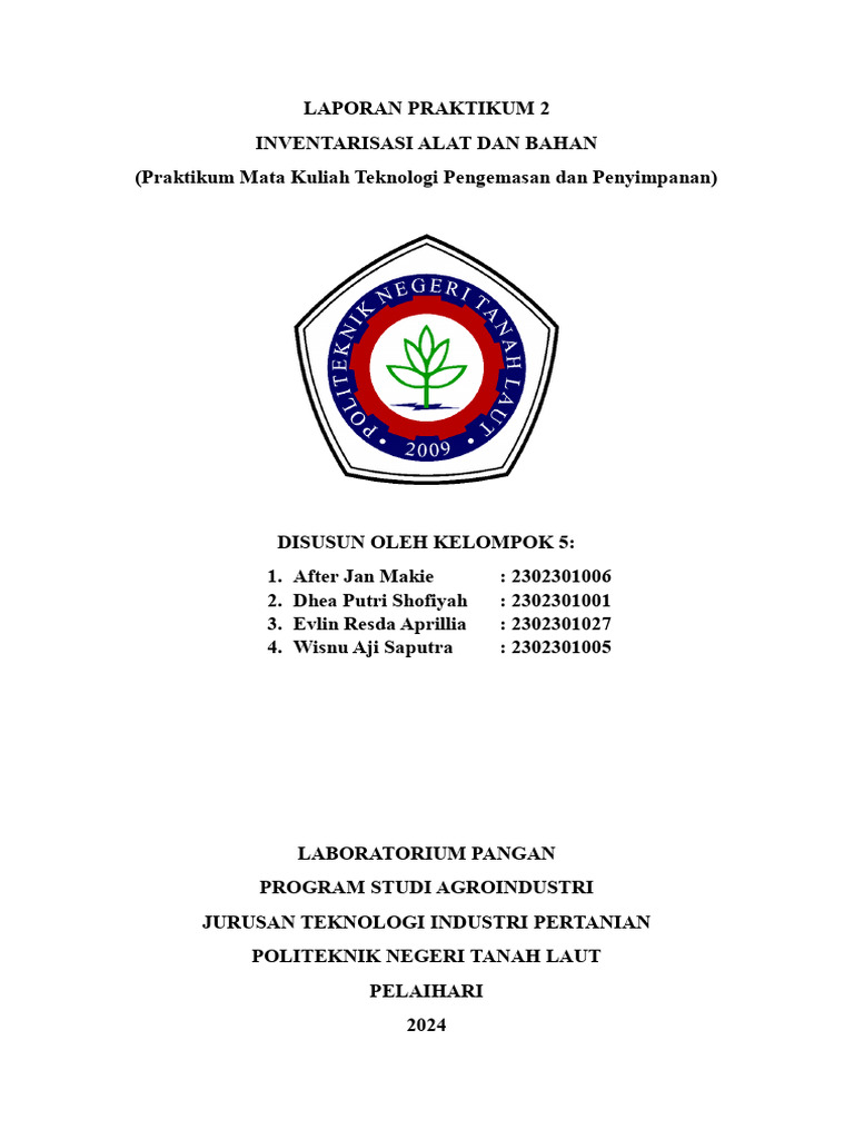 Laporan Praktikum 2 Tpp. Kel.5 | PDF