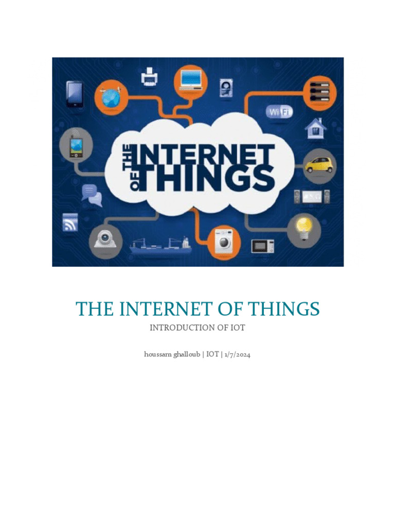 The Internet of Things | PDF | Internet Of Things | Computer Network