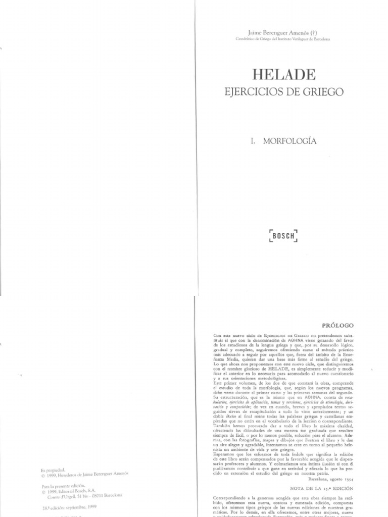 Helade Ejercicios de Griego I Morfologia-Ilovepdf-Compressed-2 | PDF