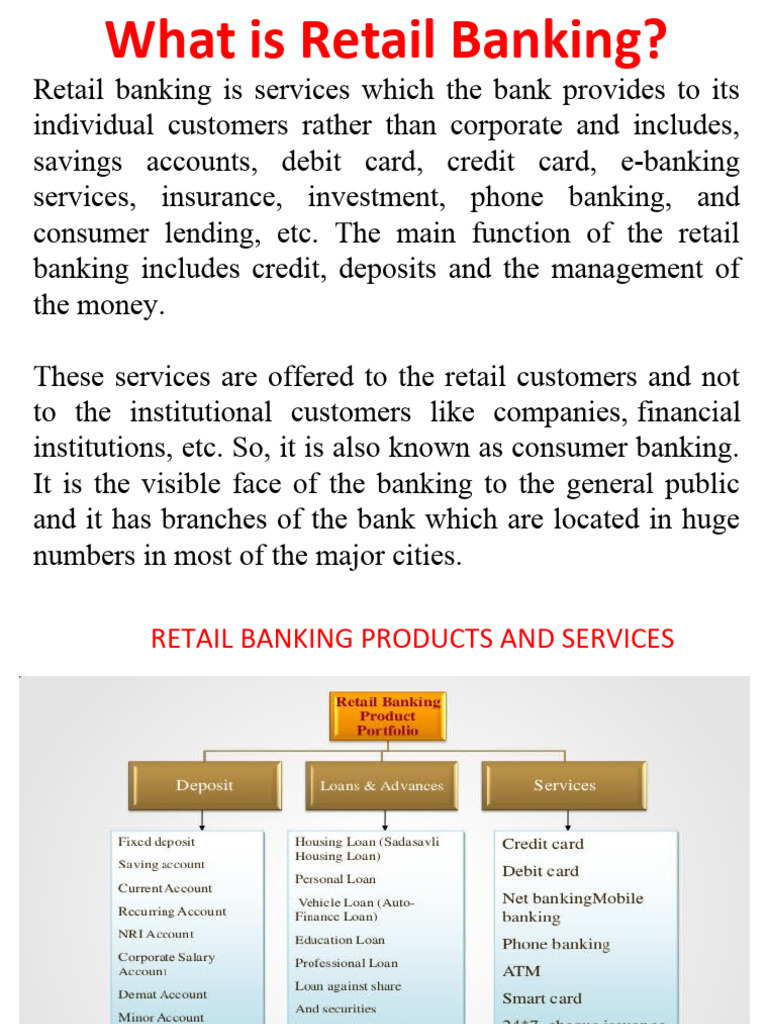 Banking Module 1 | PDF | Banks | Retail