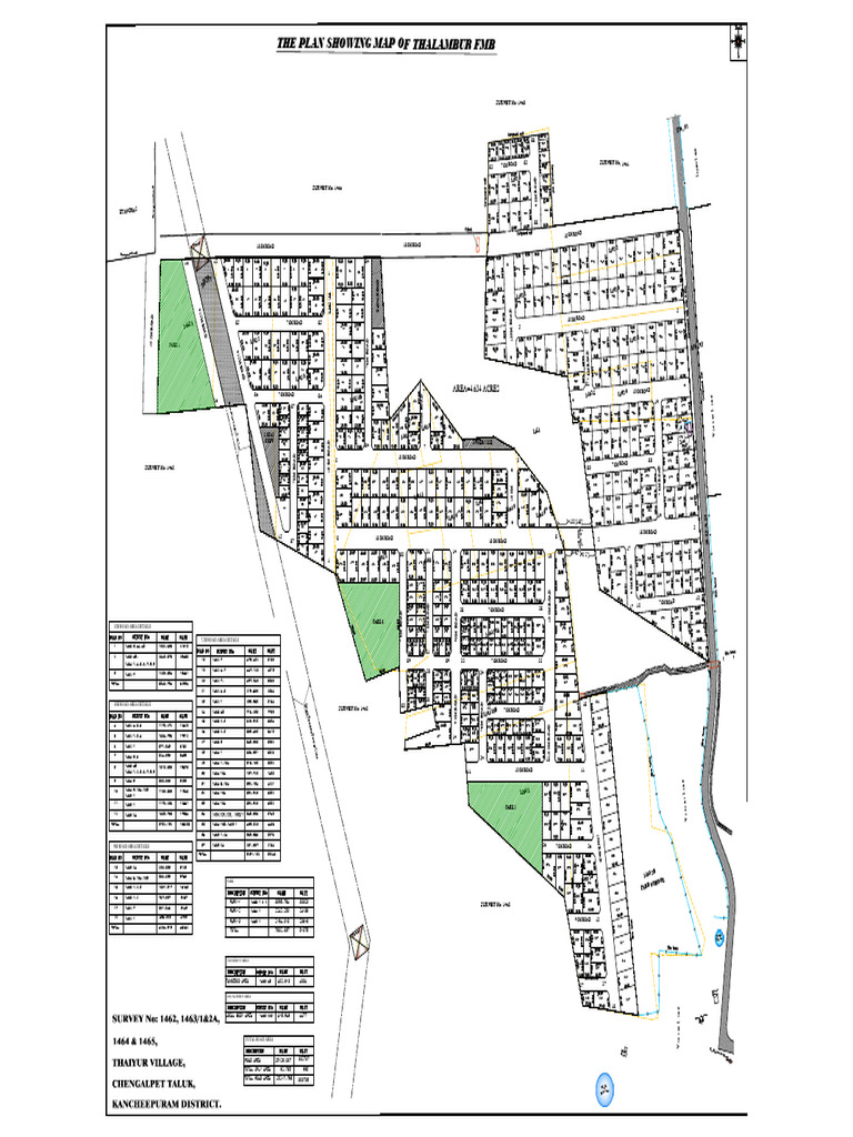 Thaiyur Layout Model | PDF