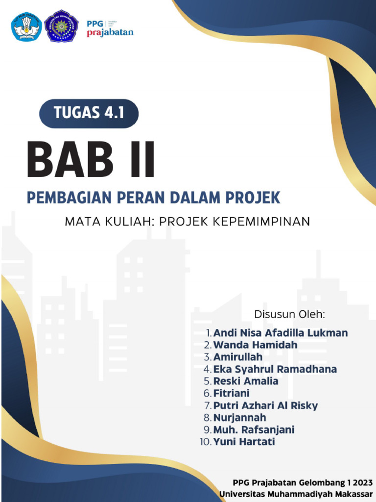 Tugas 4.1 Pembagian Peran Dalam Projek | PDF Tugas 4.1 Pembagian Peran Dalam Projek | PDF