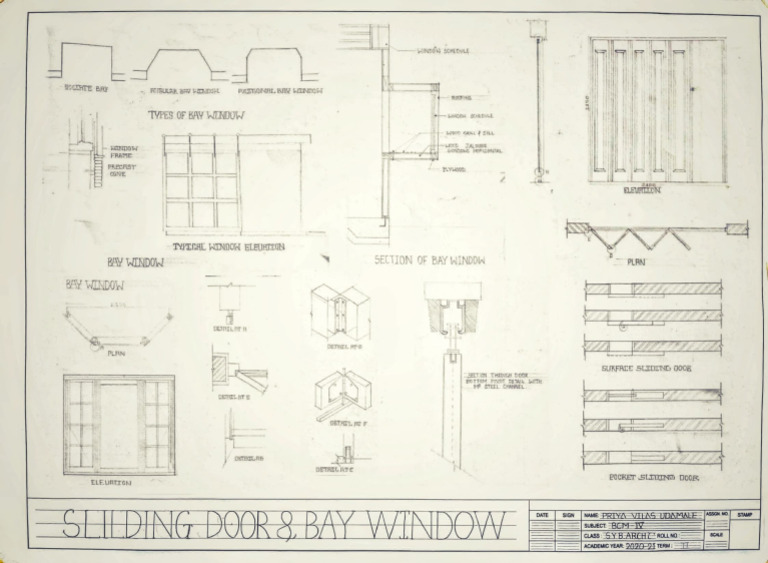 Sliding Door and Bay Window | Download Free PDF | Window | Building ...