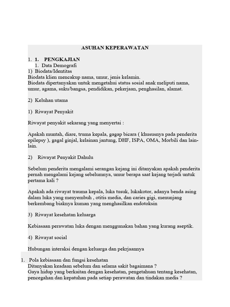 Asuhan Keperawatan Pada Bayi Baru Lahir Tetanus Neonatorum | PDF